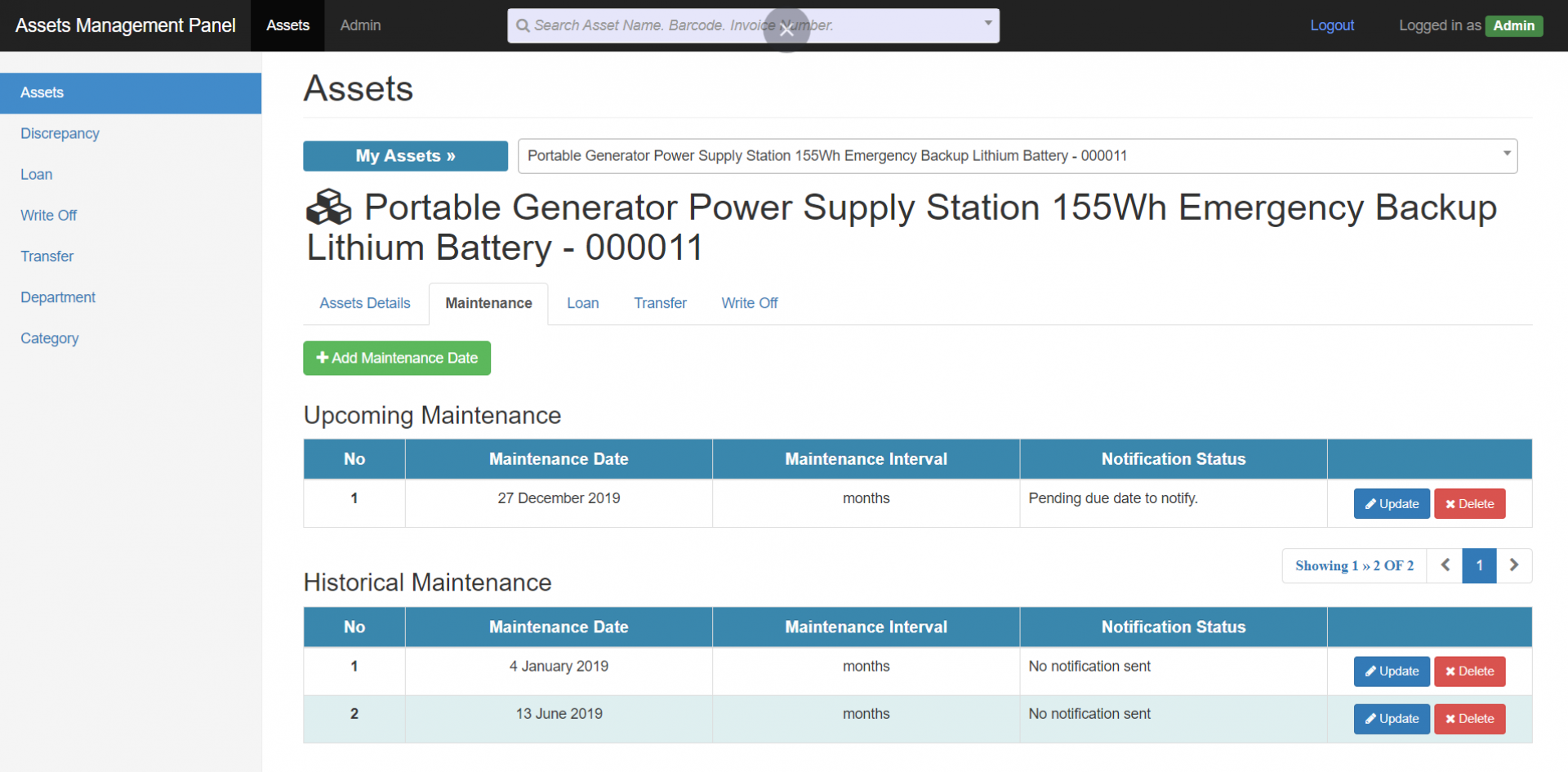 Assets Tracking and Management System